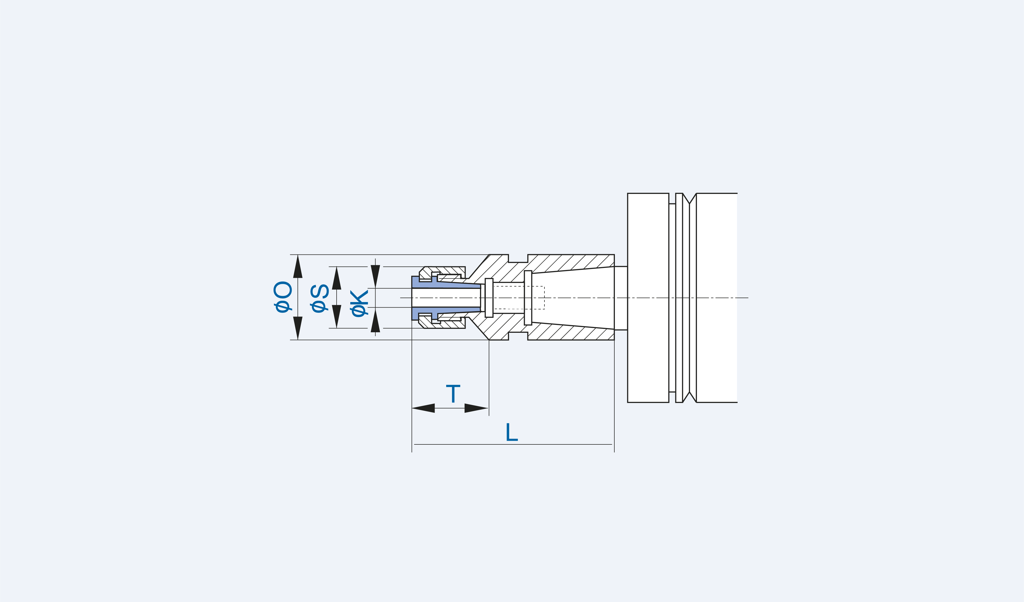 Collet chuck for tool spindles for manual tool changes - GMN